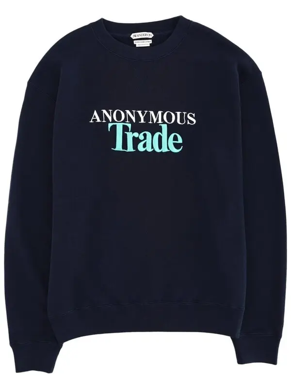 JW Anderson Anonymous Trade" Sweatshirt - Blue
