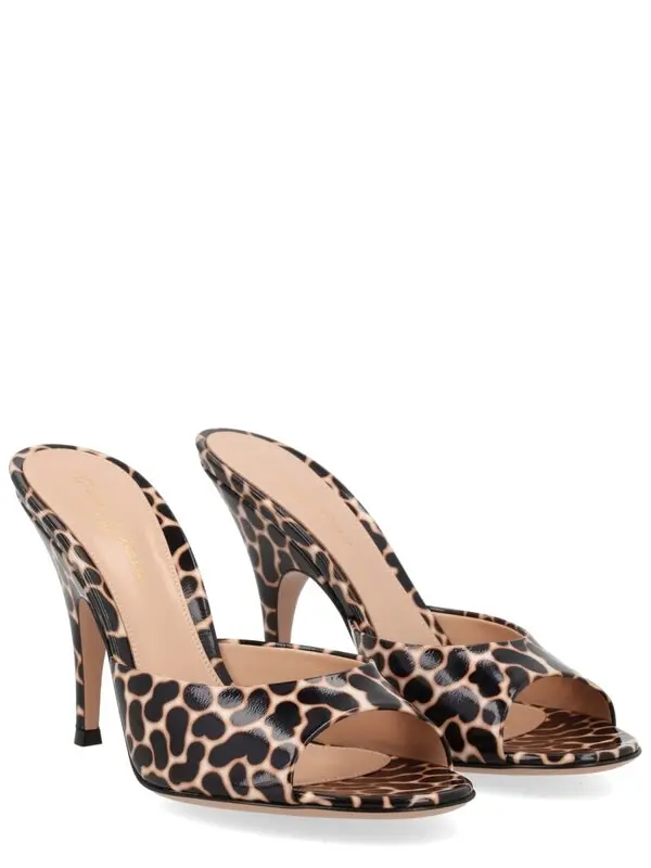 GIANVITO ROSSI Sofia Mule With Heel - Multicolor
