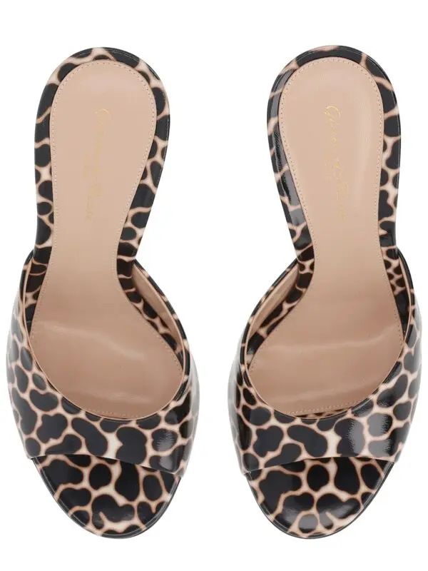 GIANVITO ROSSI Sofia Mule With Heel - Multicolor