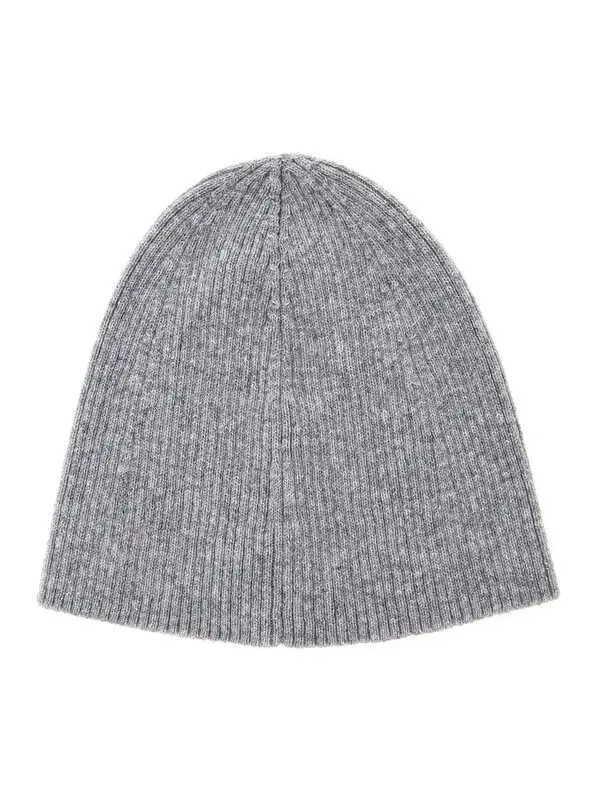 Saint Laurent Grye Beanie With Logo Patch In Cashmere