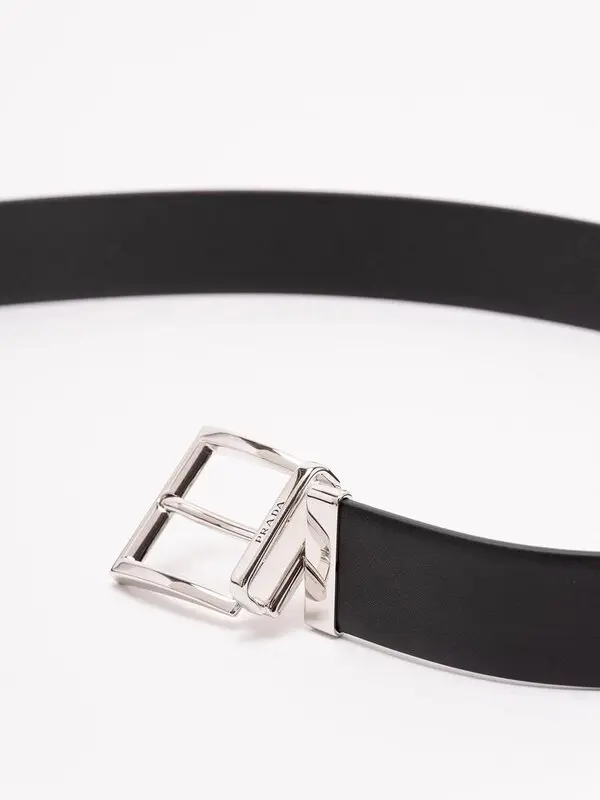 Prada Saffiano Leather Reversible Belt