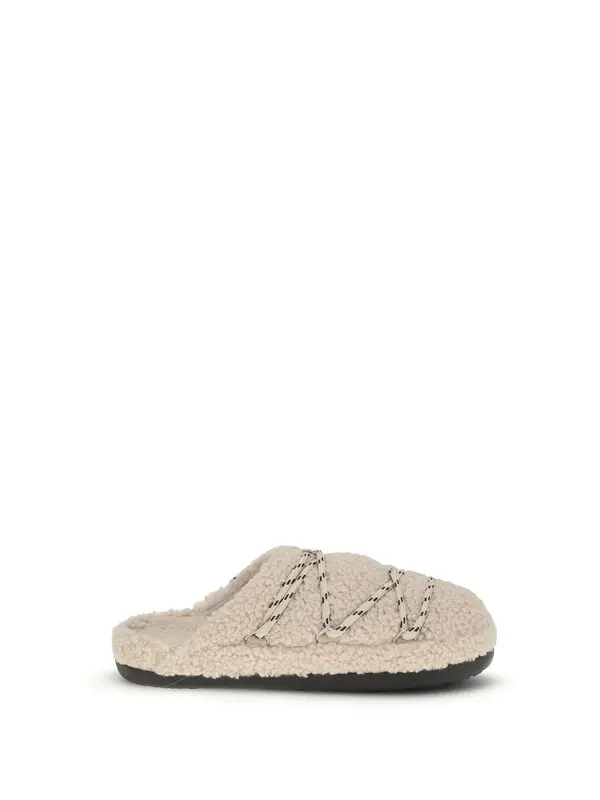 Moon Boot Teddy Slipper - Cream