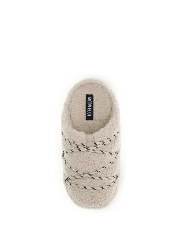 Moon Boot Teddy Slipper - Cream