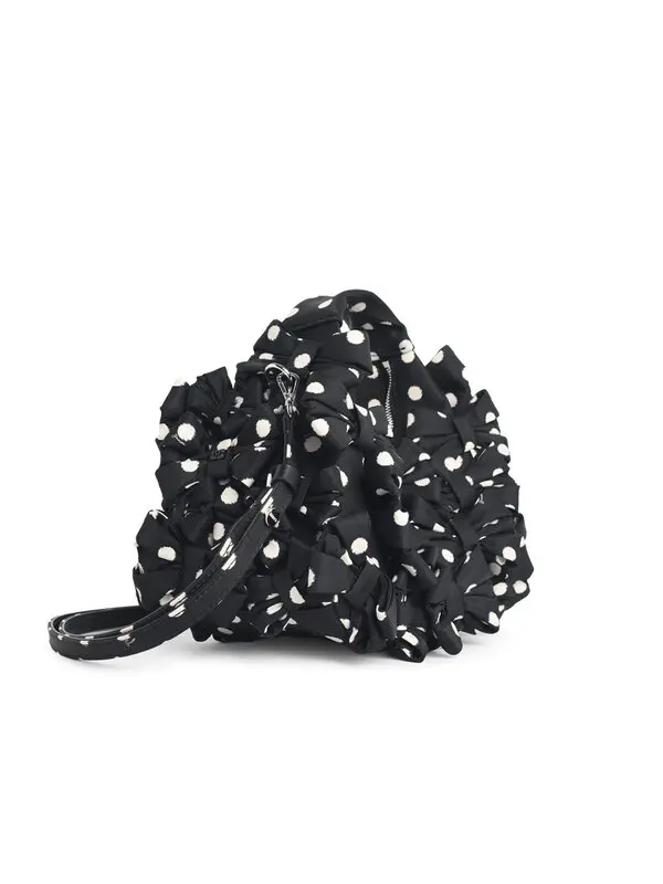 GANNI Hobo Mini Bag In Fabric