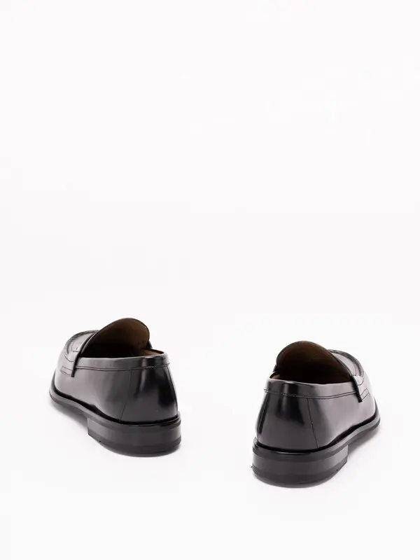 Prada Brushed Leather Loafers