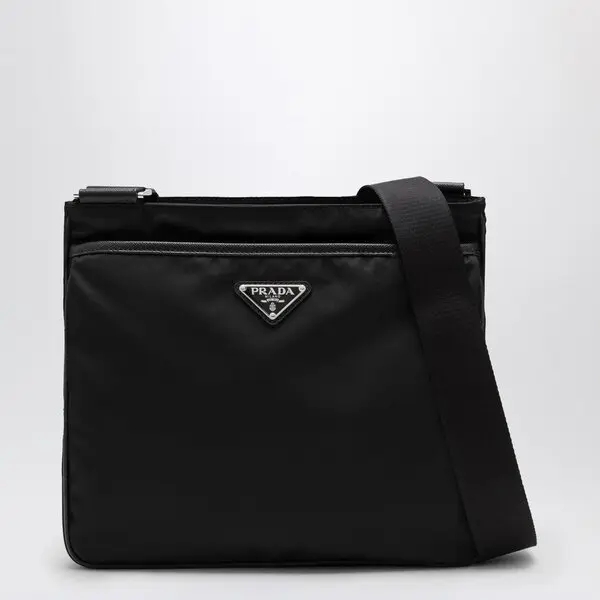 Prada Re-nylon Messenger Bag - Black