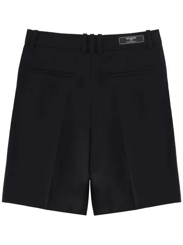 Balmain Wool Tailored Shorts