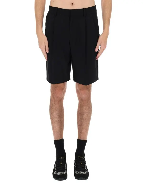 Balmain Wool Tailored Shorts