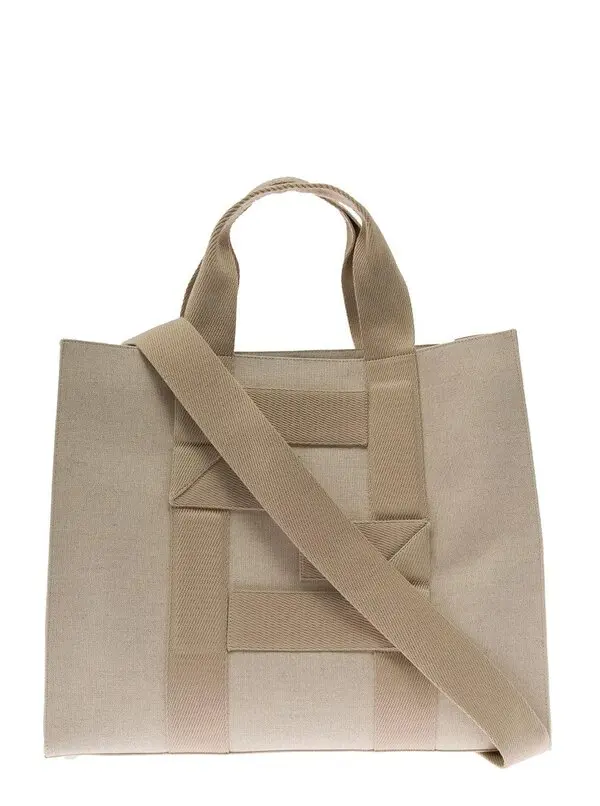 Fendi Ma's Beige Fabric Handbag