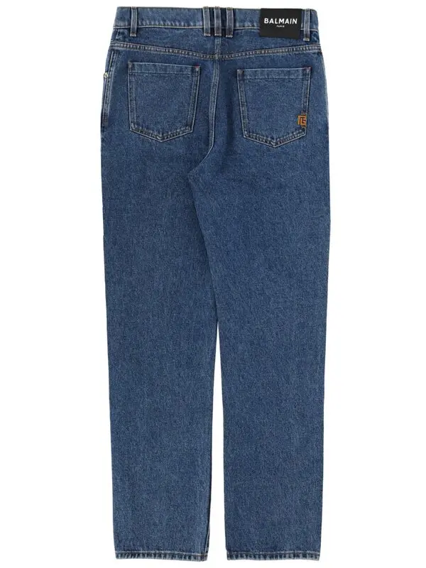 Balmain Straight Denim Jeans