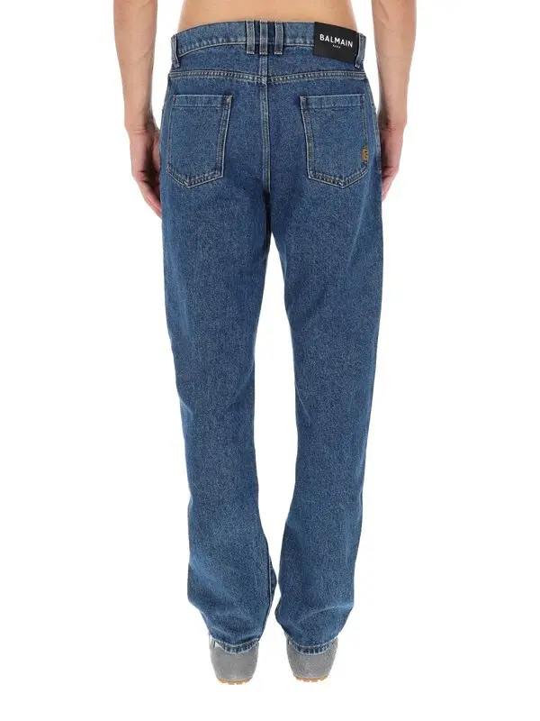 Balmain Straight Denim Jeans