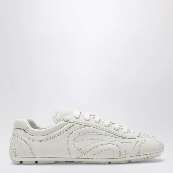 Prada Montecarlo Re-edition 2005 Leather Sneakers - White
