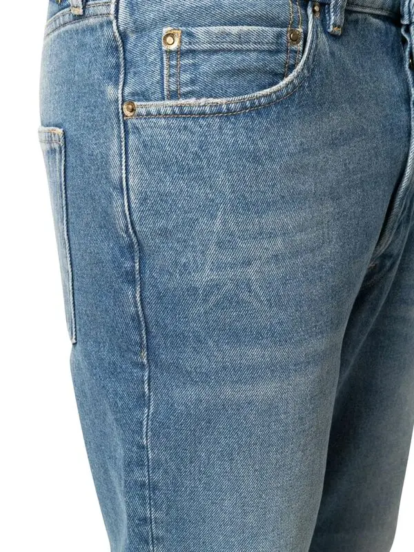 GOLDEN GOOSE Straight Low Waist Jeans - Blue