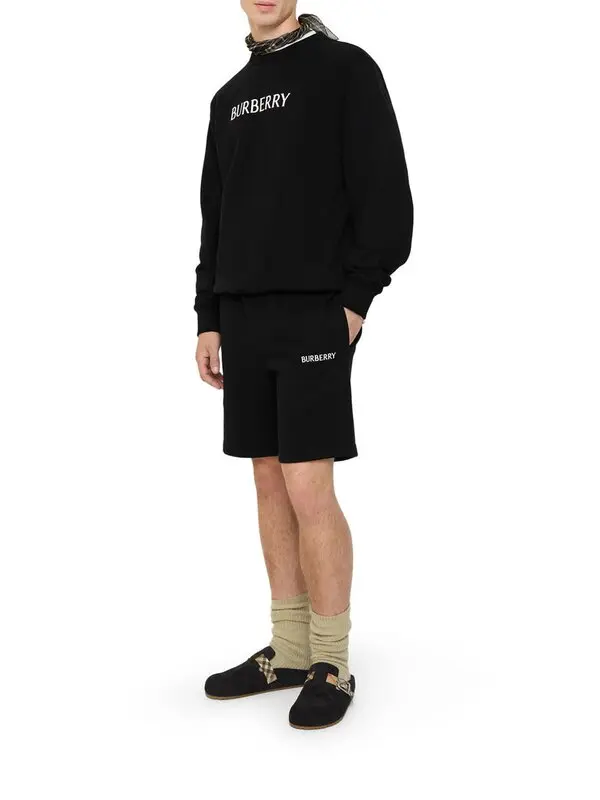 Burberry Cotton Shorts With Logo