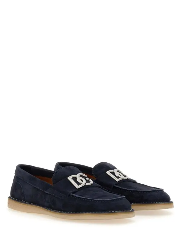 Dolce & Gabbana Suede Loafer - Blue