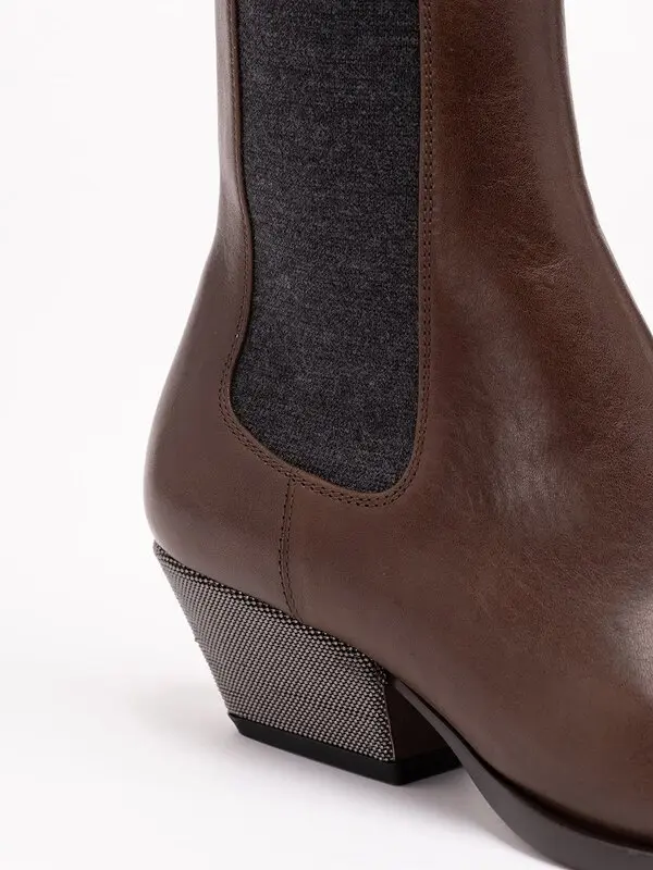 Brunello Cucinelli Ankle Boots With Heels