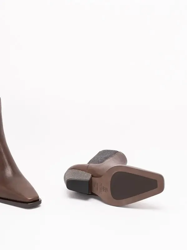 Brunello Cucinelli Ankle Boots With Heels - Multicolor