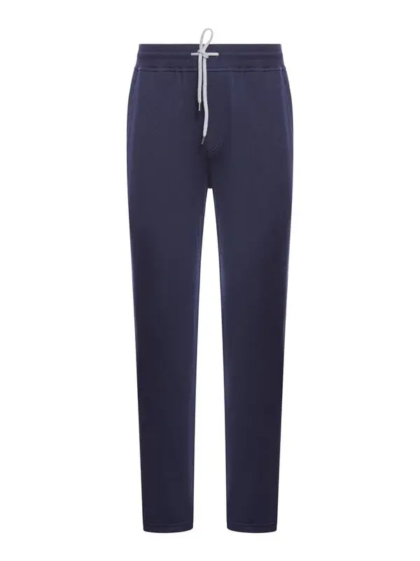 Brunello Cucinelli Jersey Jogging Pants - Blue