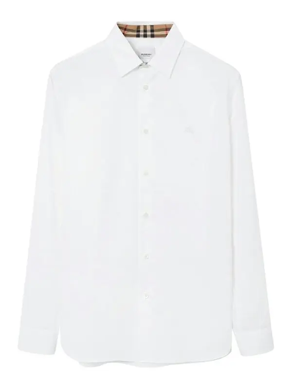 Burberry Stretch Cotton Shirt - White
