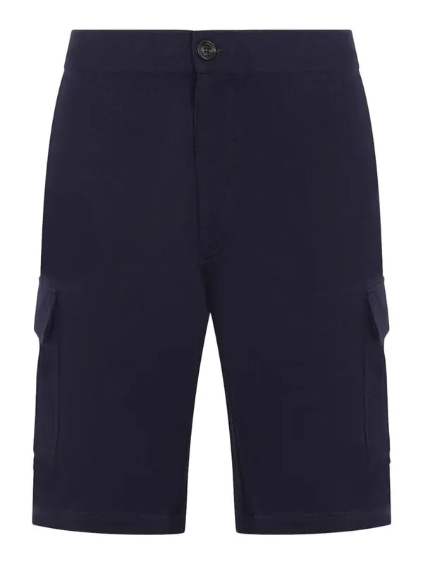 Brunello Cucinelli Jersey Cargo Bermuda