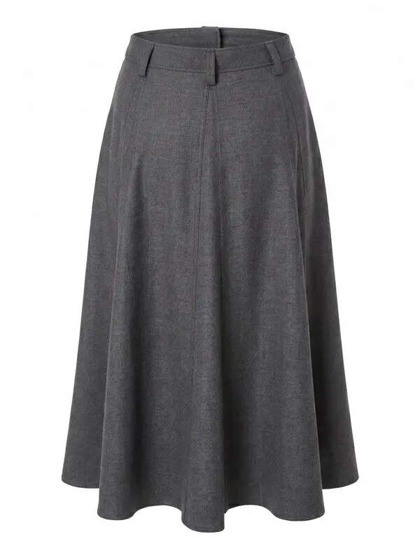 Brunello Cucinelli Wool Skirt - Multicolor