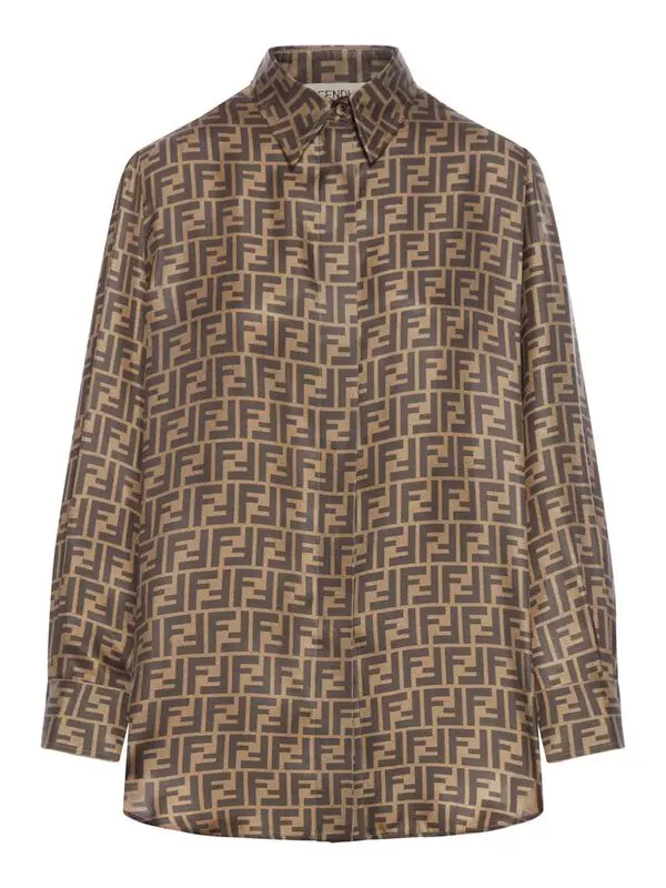 Fendi Ff Silk Shirt