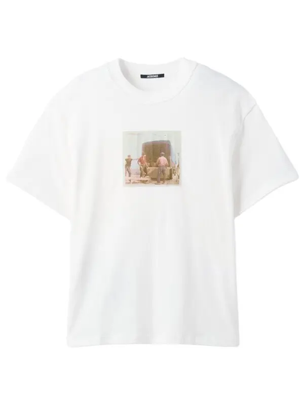 Jacquemus T-shirt With Print - White
