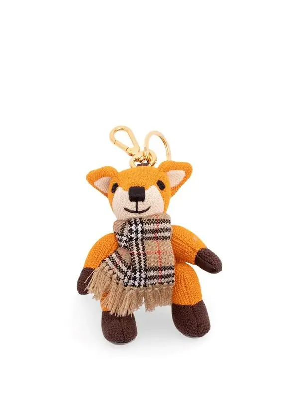 Burberry Fox Scarf Charm - Multicolor
