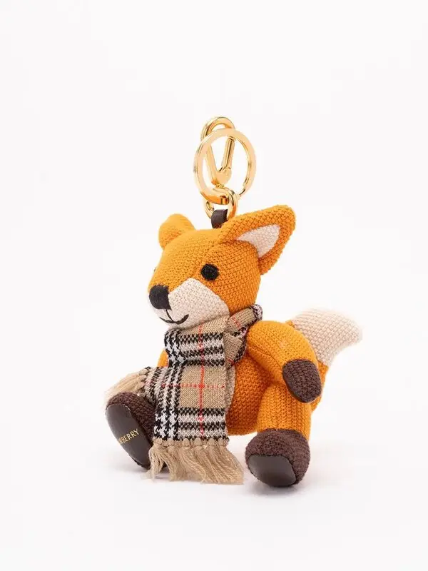 Burberry Fox Scarf Charm - Multicolor