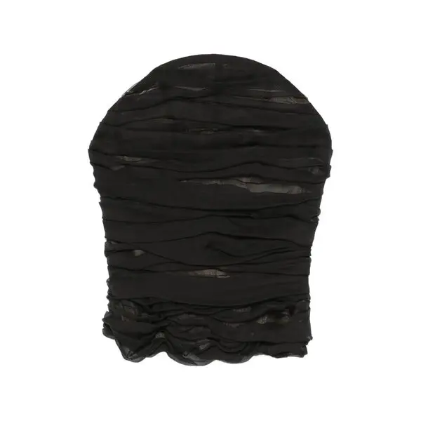 Balenciaga Halterneck Sleeveless Top - Black