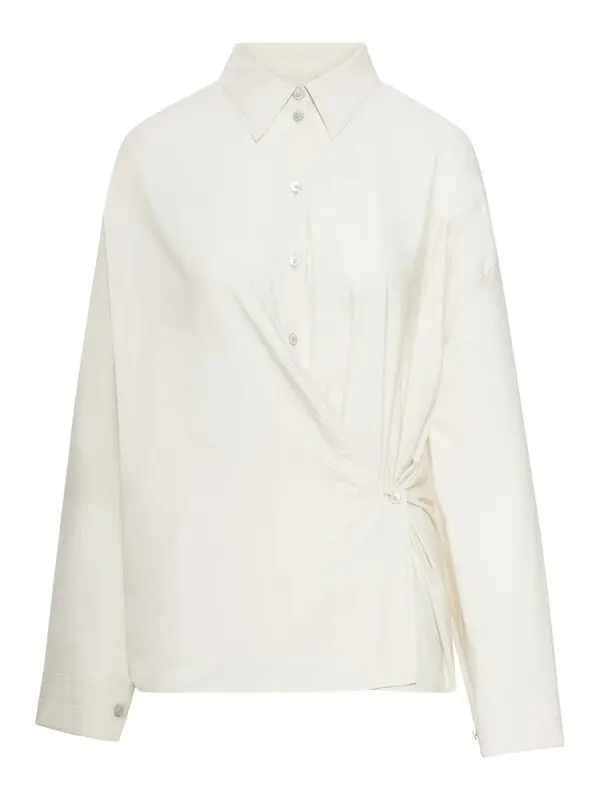 LEMAIRE Twisted Cotton Shirt - Multicolor