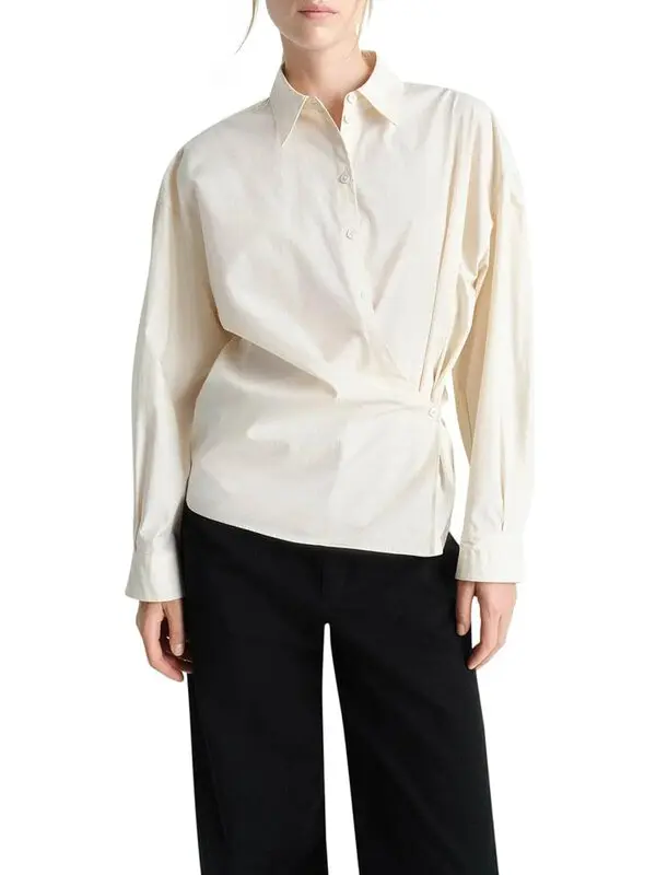 LEMAIRE Twisted Cotton Shirt - Multicolor