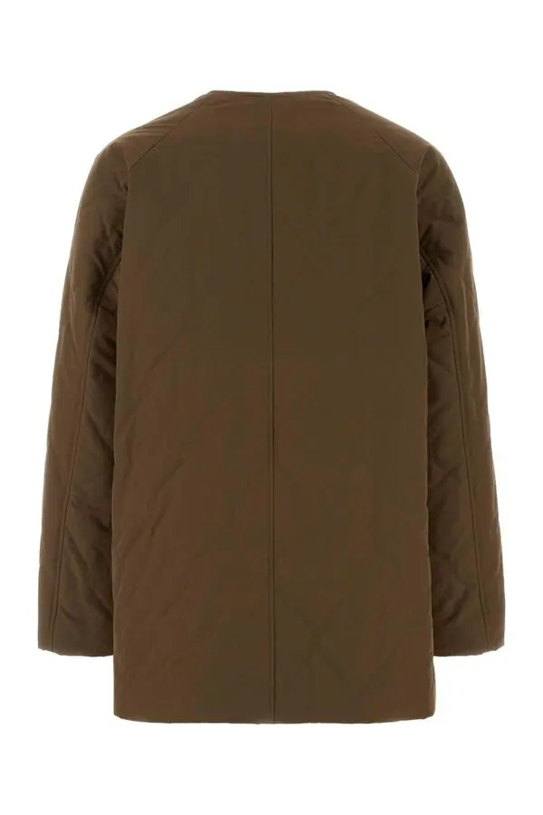 JIL SANDER Quilted Polyester Jacket - Brown