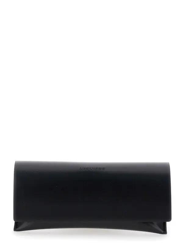 Saint Laurent Tortoiseshell Print Acetate Sunglasses - Multicolor