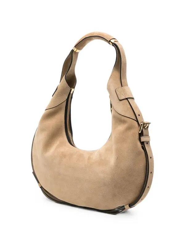 Moschino Handle Me Leather Shoulder Bag