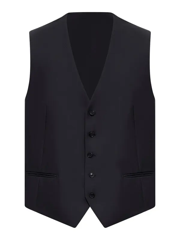 Tagliatore Bruce Tailored Wool Suit - Black