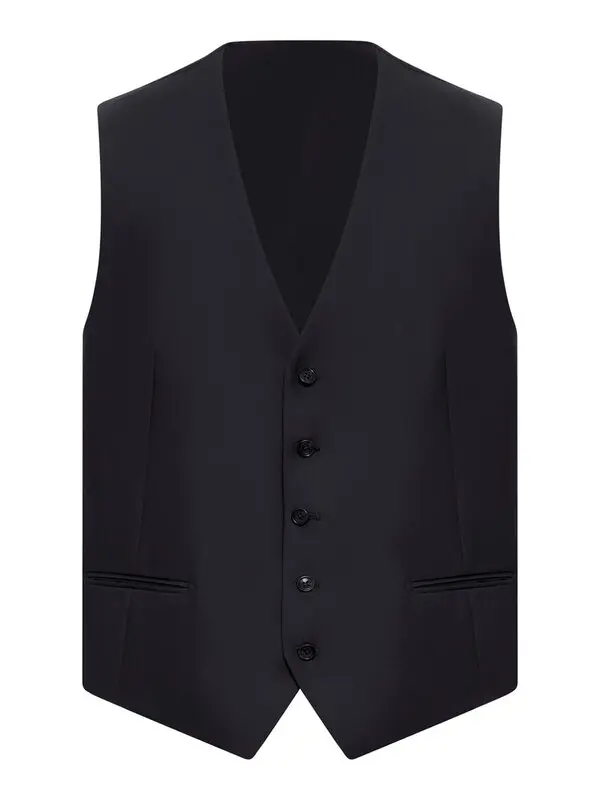 Tagliatore Bruce Tailored Wool Suit - Black