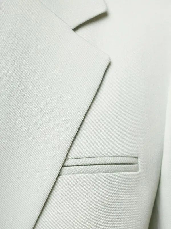 LANVIN Wool Single-breasted Blazer - Multicolor