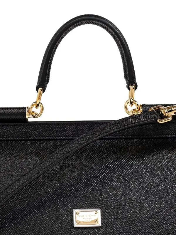 Dolce & Gabbana Sicily Medium Leather Handbag
