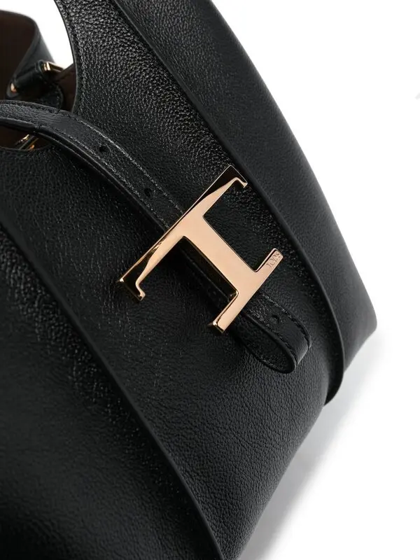 TOD'S T Timeless Mini Leather Tote
