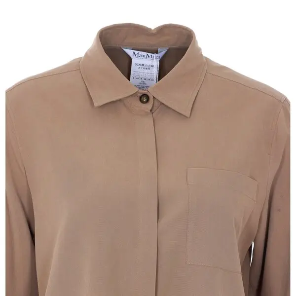 Max Mara Siamese Silk Canvas Shirt