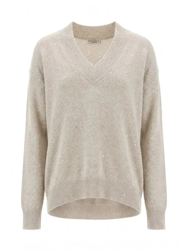 Brunello Cucinelli V Neck Sweater - Multicolor