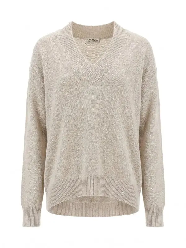 Brunello Cucinelli V Neck Sweater - Multicolor