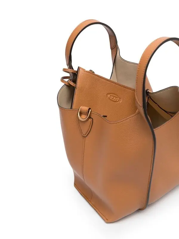 TOD'S T Timeless Mini Leather Tote
