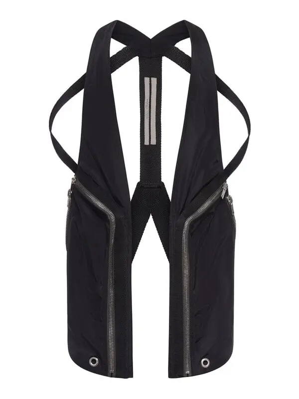 Rick Owens Bauhaus Temple Vest - Black