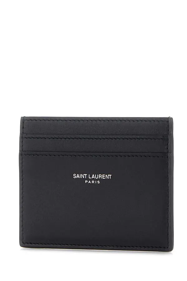 Saint Laurent Leather Card Holder