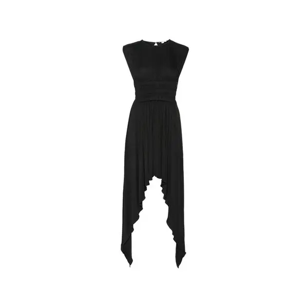 Alaïa Sleeveless Shirred Dress