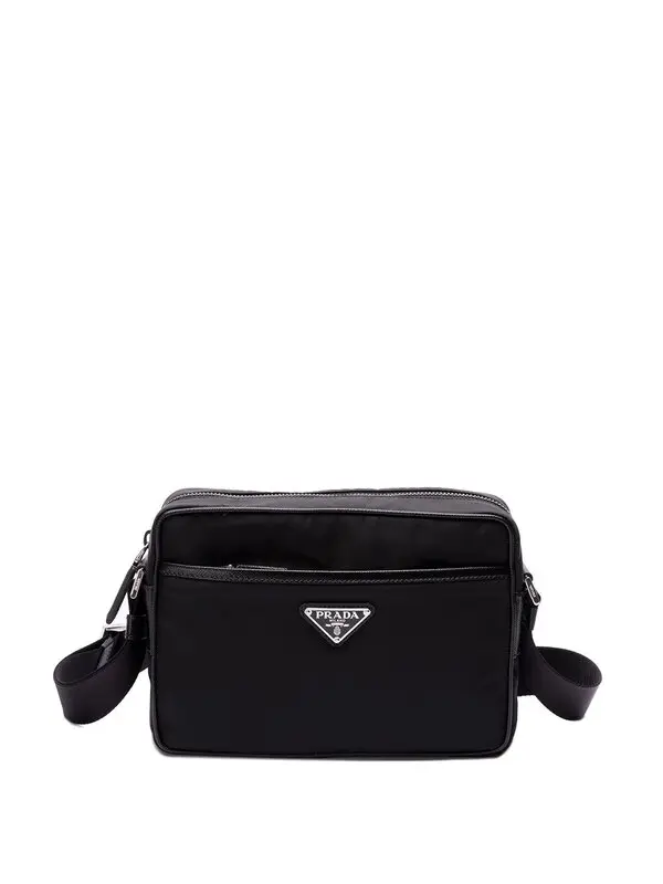 Prada Re-nylon And Saffiano Leather Shoulder Bag