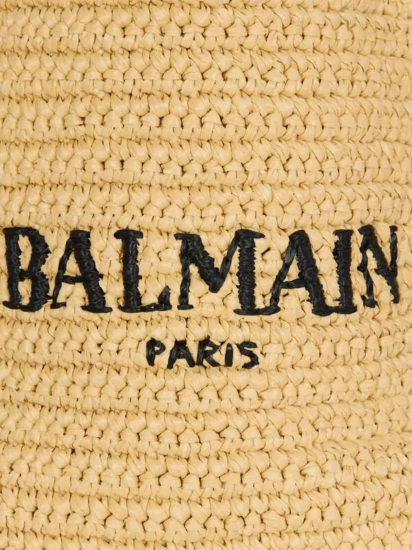 Balmain Crochet Mini Cabas Bag