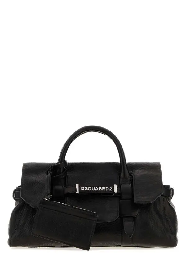 Dsquared2 Leather Handbag - Black